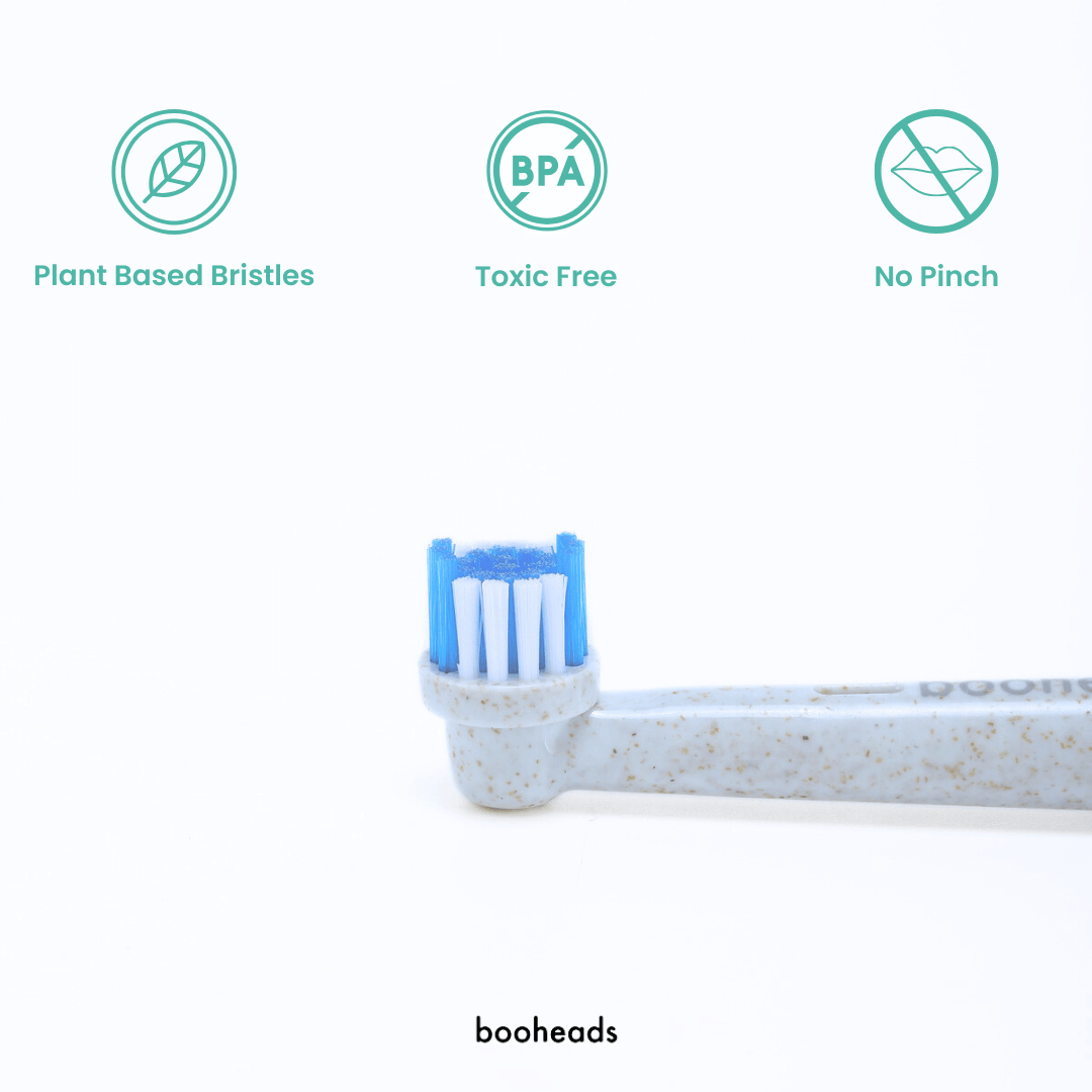 Biodegradable Electric Toothbrush Heads – Oraboo 4 Pack – booheads